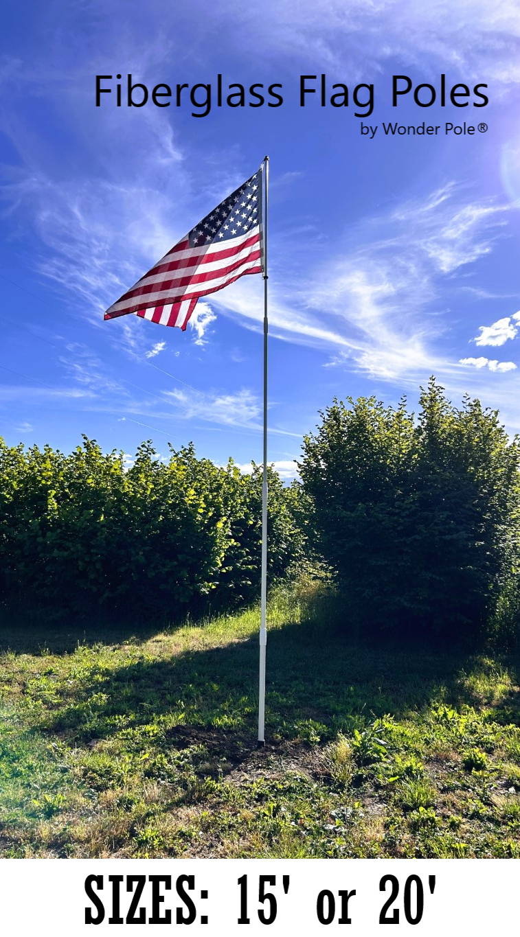 In-Ground Fiberglass Flag Pole Kit | Wonder Pole®