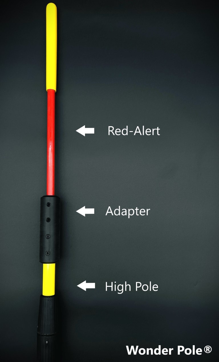 RED-ALERT Replacement High Pole Adapter | Wonder Pole®