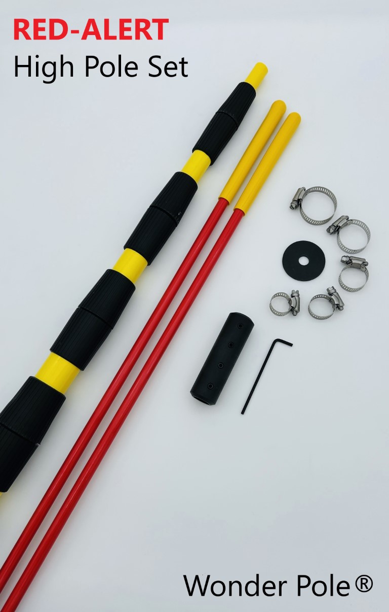 Red-Alert - Wonder Pole - #1 Pilot Car High Pole | Wonder Pole®
